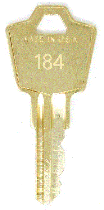 HON 184 Replacement Key, 101 - 225 Lock Series - EasyKeys.com