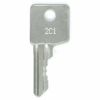 Lista 2C1 Replacement Key, 2C1 - 2C2600 Lock Series - EasyKeys.com