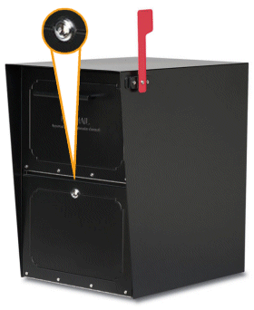 Architectural Mailboxes Lock, Cam & Key for The Oasis 5100 Series ...