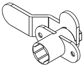 Knoll Cam Lock 72G01-R - EasyKeys.com