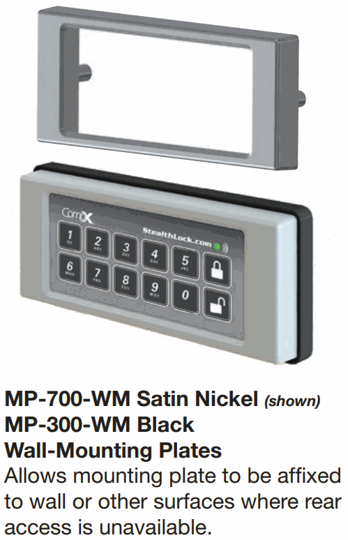CompX Timberline Stealthlock® Electronic Lock Mounting Plate MP ...