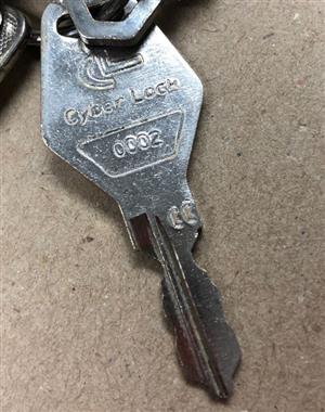 Cyber Lock CC0001 - CC1000 Replacement Keys | Easykeys.com