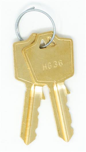 FireKing HG44 Replacement Key, HG01 - HG50 Lock Series - EasyKeys.com ...