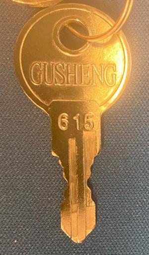 Gusheng 615 Replacement Key | Easykeys.com